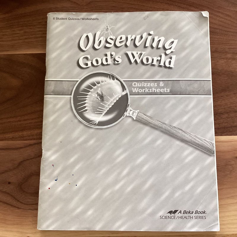 Observing God's World by Abeka, Paperback | Pangobooks