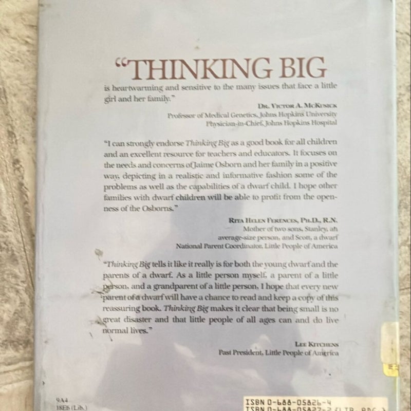 Thinking Big by Susan Kuklin