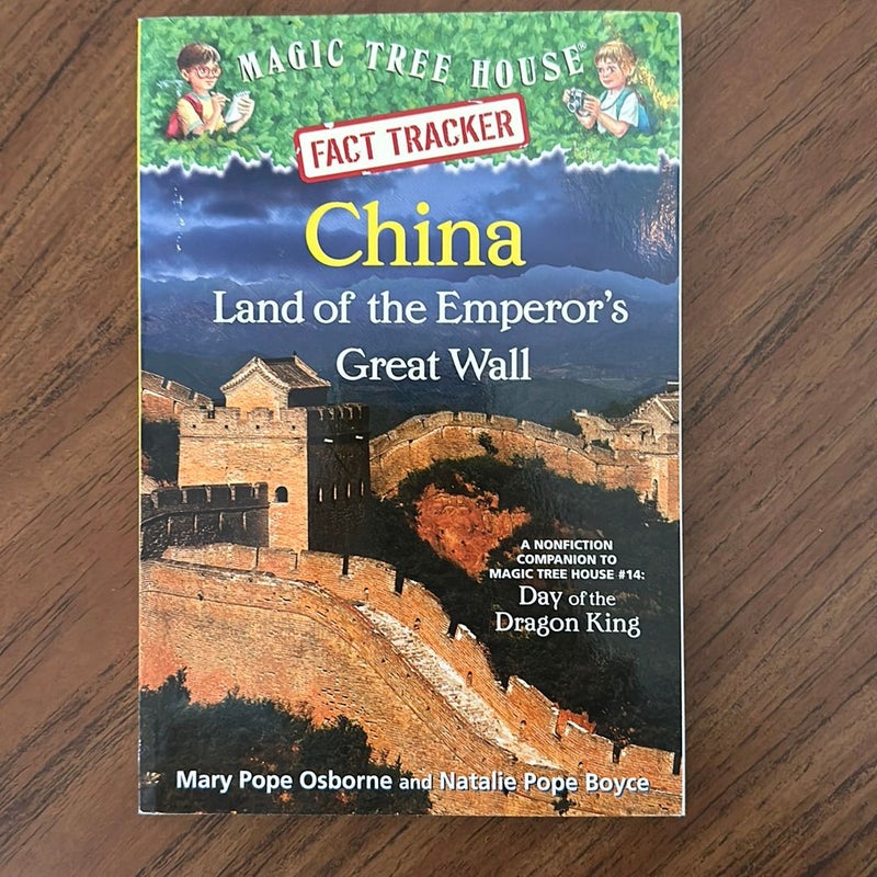 China: Land of the Emperor's Great Wall by Mary Pope Osborne, Natalie ...