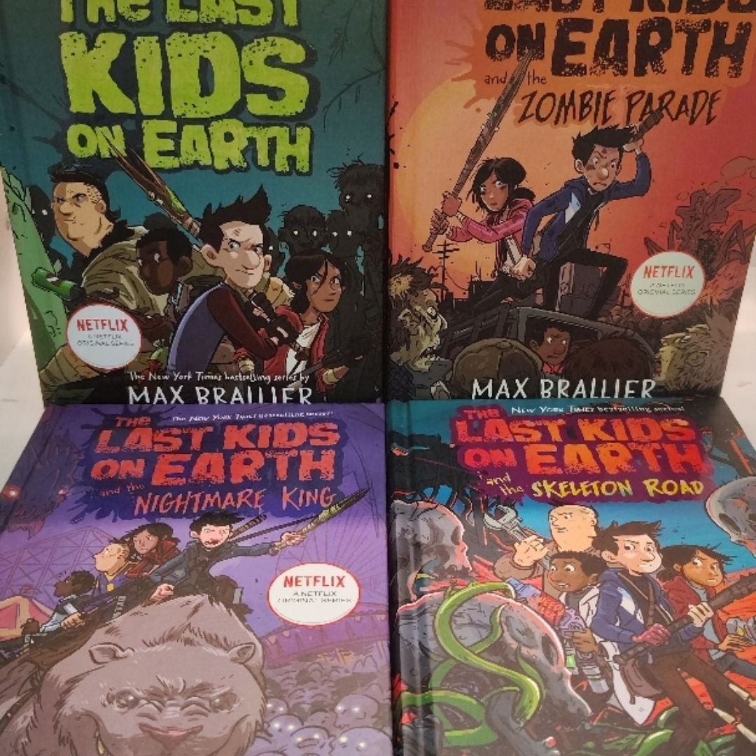 4 Book Lot The Last Kids on Earth Max Brallier Hardcover Netflix Series ...