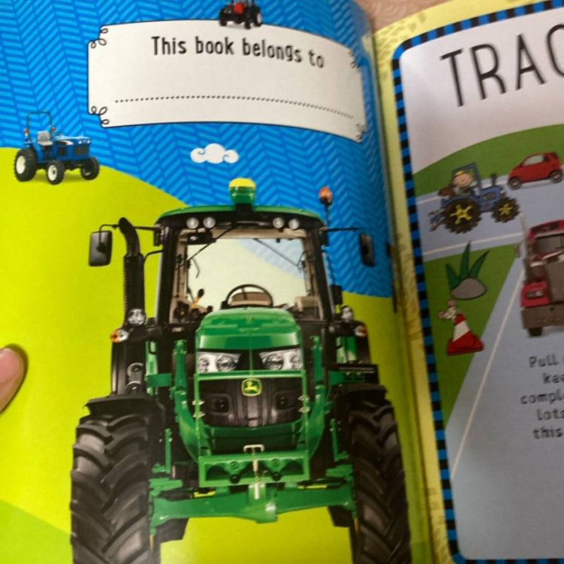 Ultimate Sticker File Tractors and Trucks by Make Believe Ideas