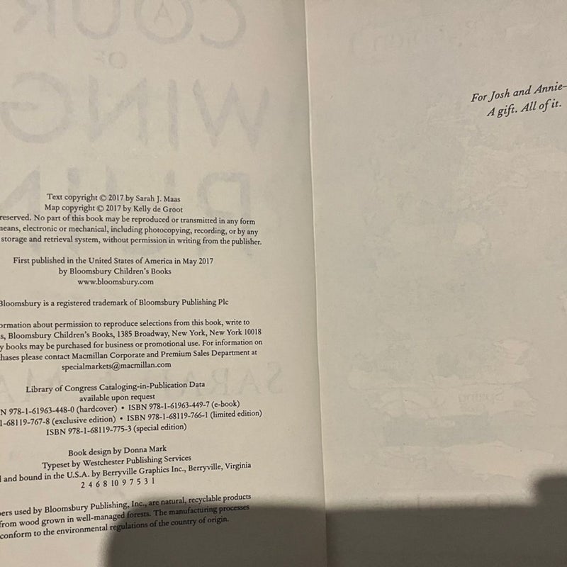 OG ACOTAR Hardcover Set plus B&N And/Or BAM Special Edition ACOSF by ...