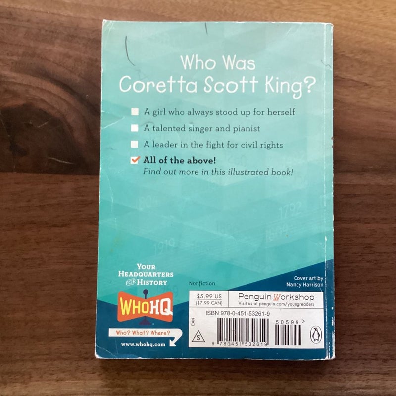 Who Was Coretta Scott King? by Gail Herman, Paperback | Pangobooks