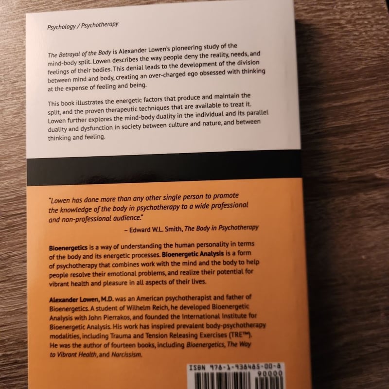 The Betrayal of the Body by Alexander Lowen