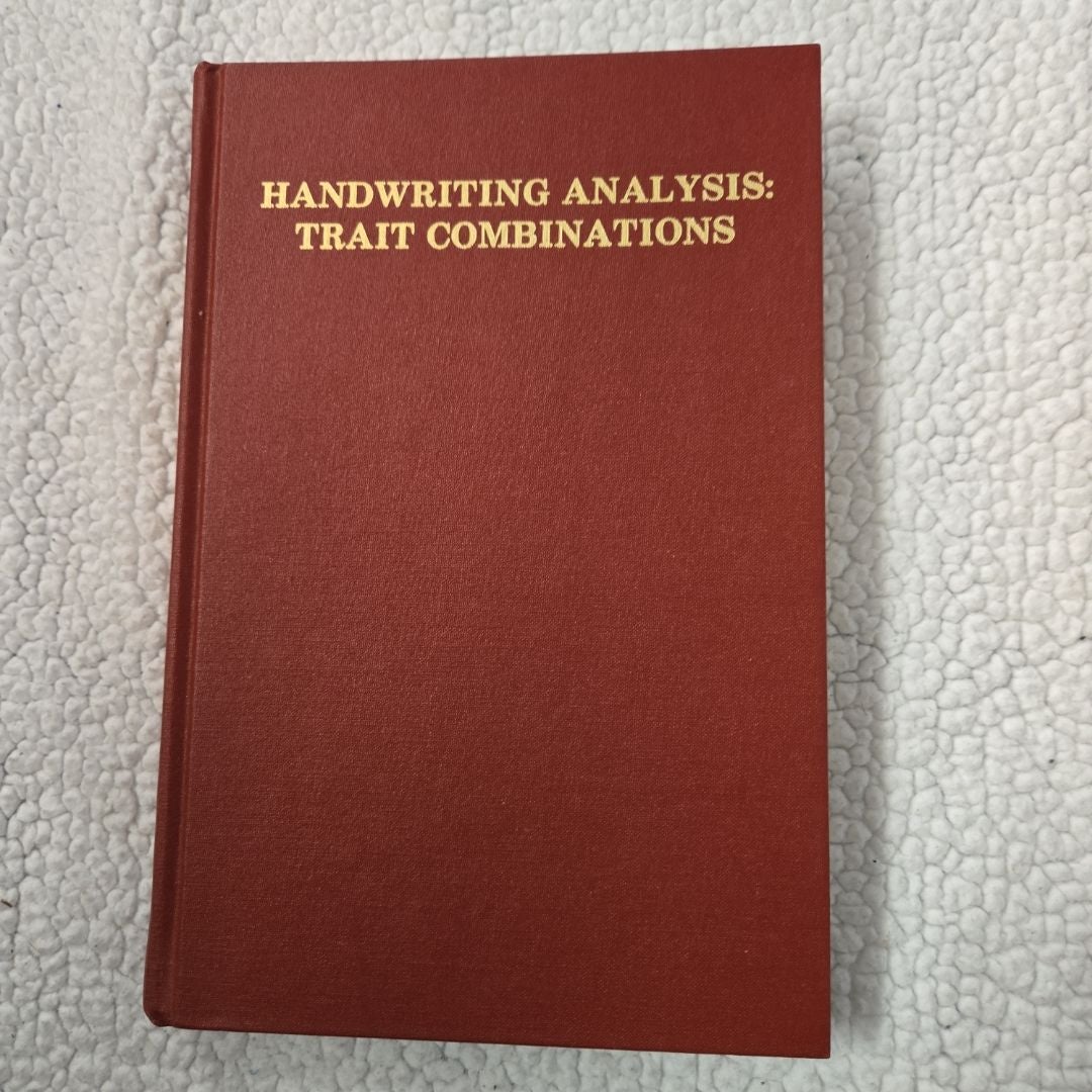 Handwriting Analysis Trait Combinations by Lorraine Owens, Hardcover ...