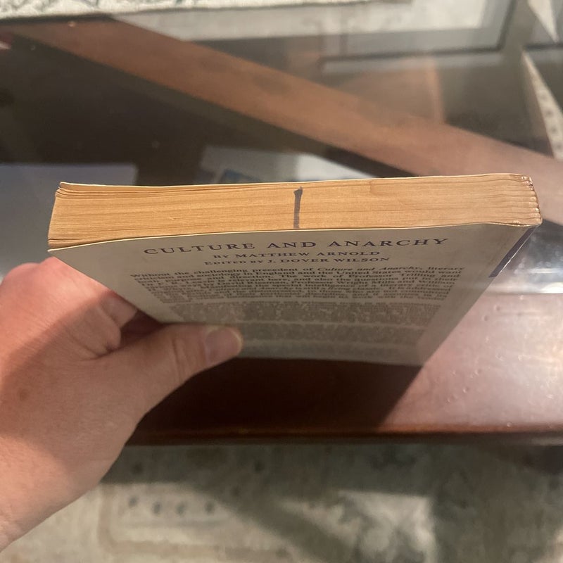 Culture and Anarchy by Matthew Arnold, Paperback | Pangobooks