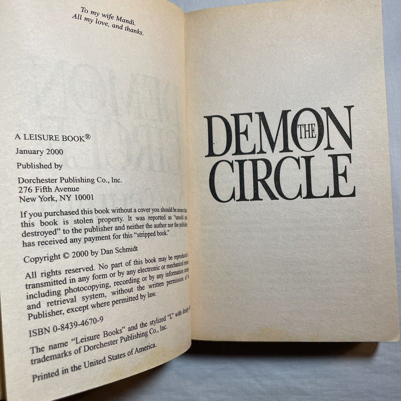 The Demon Circle
