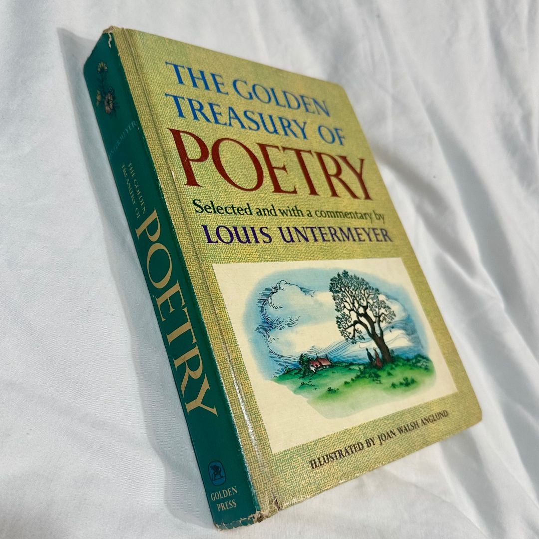 Vintage - The Golddn Treasury of Poetry by Louis Untermeyer, Hardcover ...