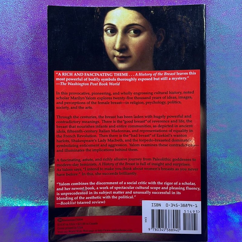 History of the Breast by Marilyn Yalom, Paperback | Pangobooks