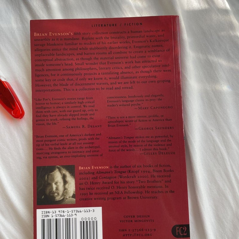 The Wavering Knife by Brian Evenson, Paperback | Pango Books