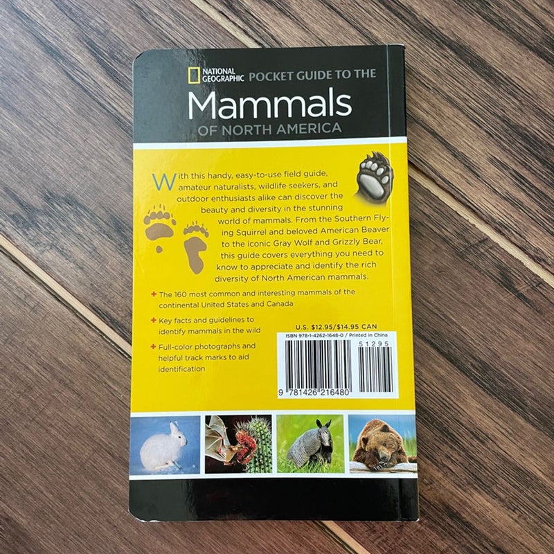 National Geographic Pocket Guide to the Mammals of North America by ...