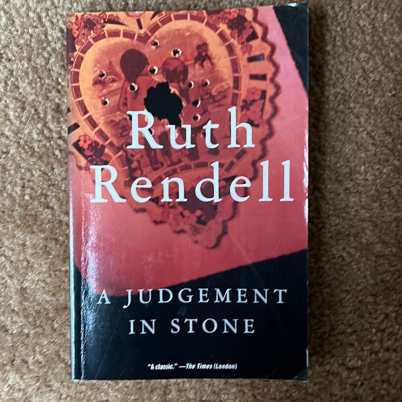 A Judgement in Stone by Ruth Rendell, Paperback | Pangobooks