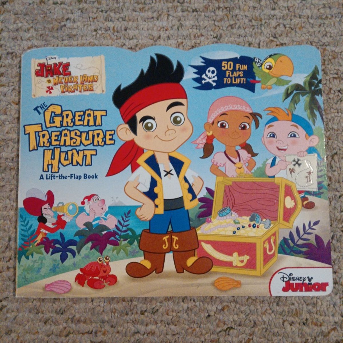 Jake and the Never Land Pirates the Great Treasure Hunt by Bill Scollon ...
