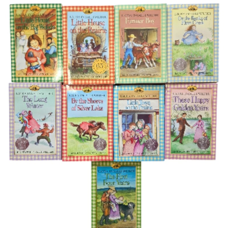 Laura Ingalls Wilder Little House on the Prairie Series 9 Books Set by ...