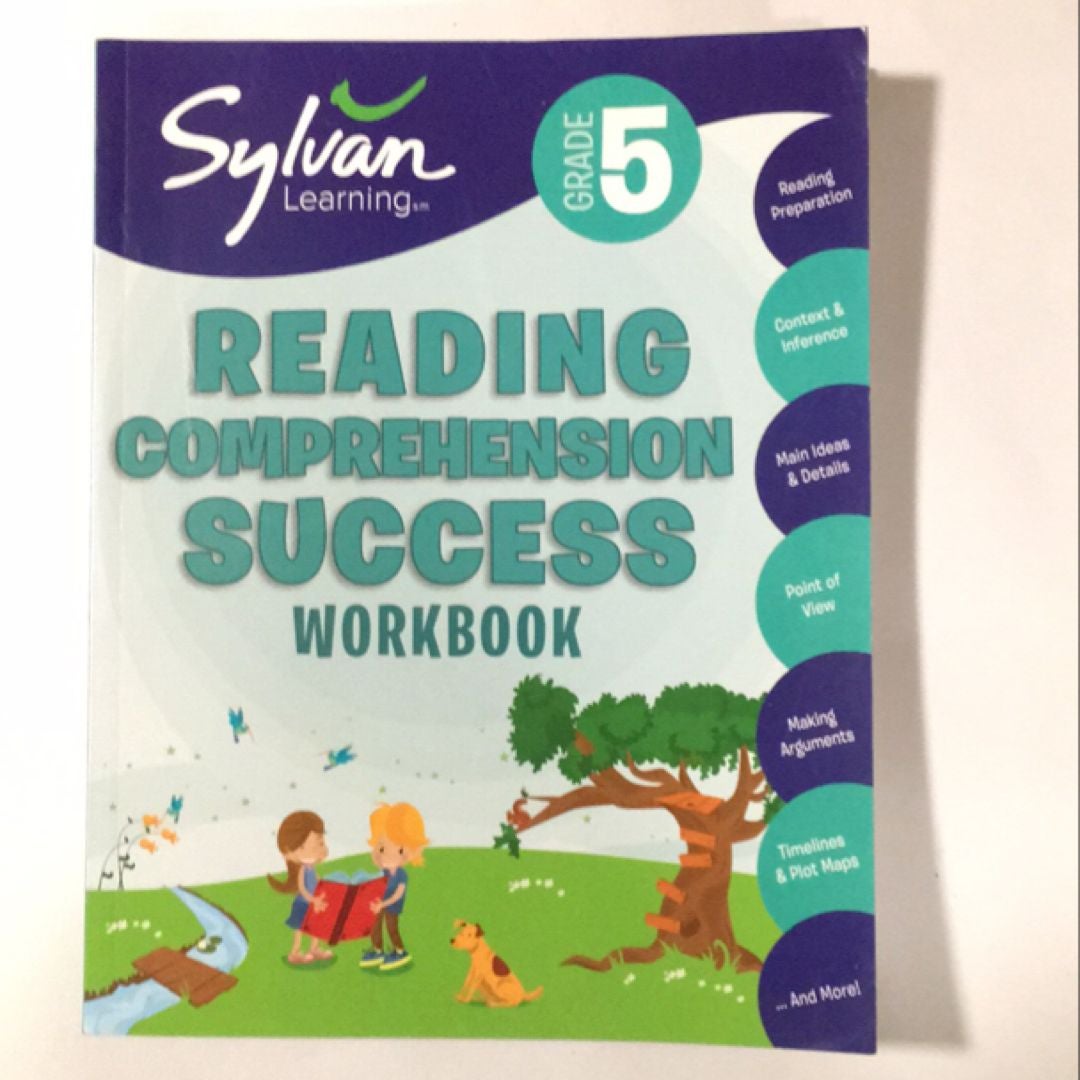 5th Grade Reading Comprehension Success Workbook by Sylvan Learning