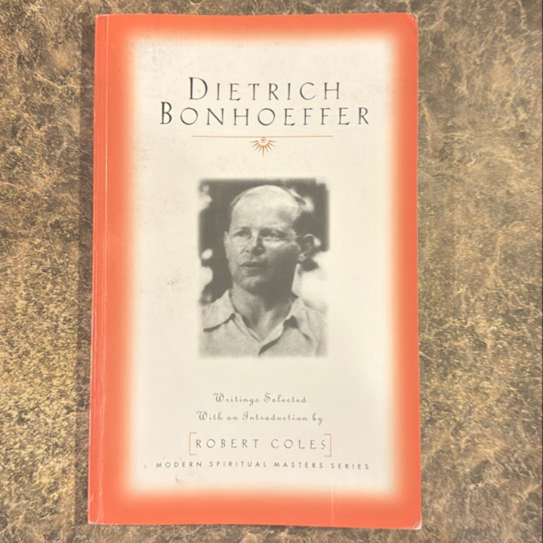 Dietrich Bonhoeffer by Robert Coles