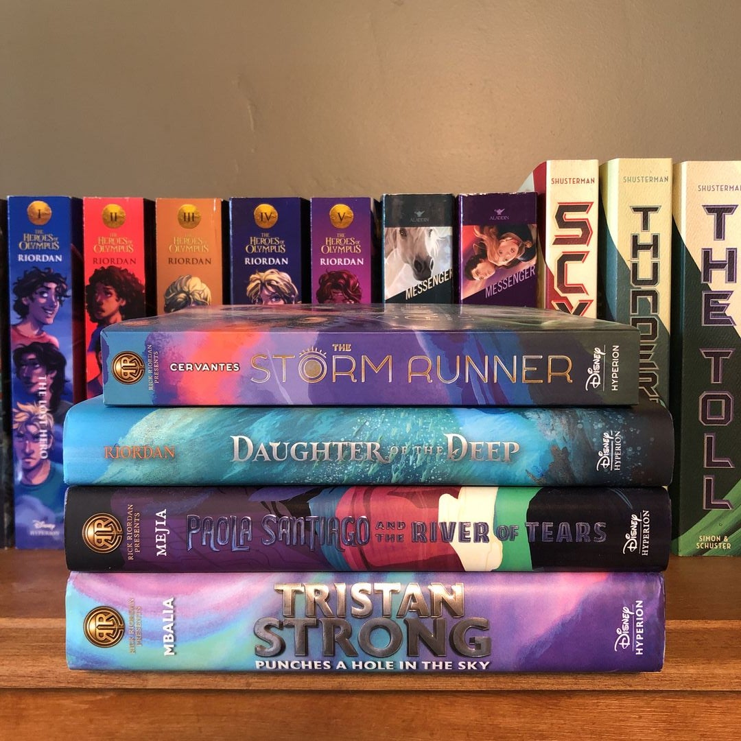 rick riordan presents bundle (tristan strong, paola santiago, daughter of the deep, storm runner ...