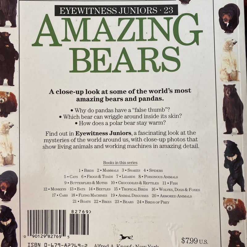 Amazing Bears, Amazing Armored Animals , Elephants by Eyewitness and Zoobooks , Paperback ...