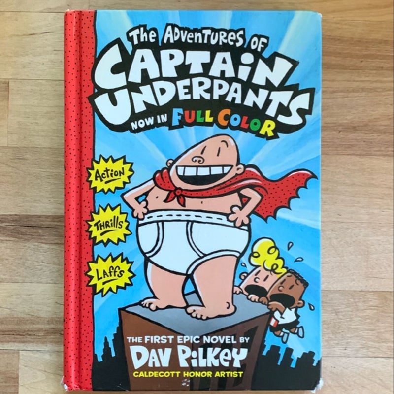 The Adventures of Captain Underpants Now with a Dog Man Comic Color Edition by