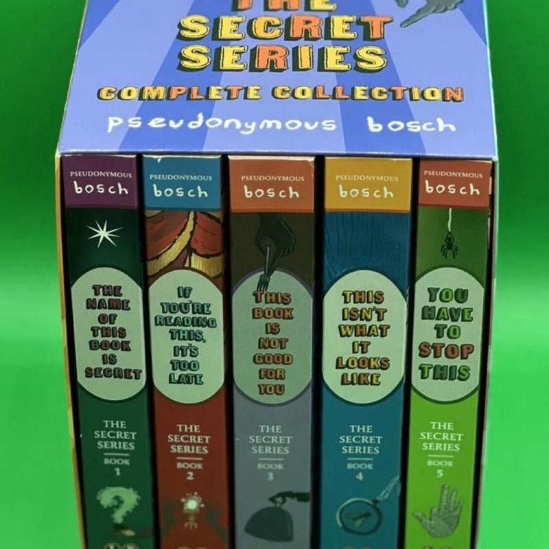 The Secret Series Complete Collection by Pseudonymous Bosch