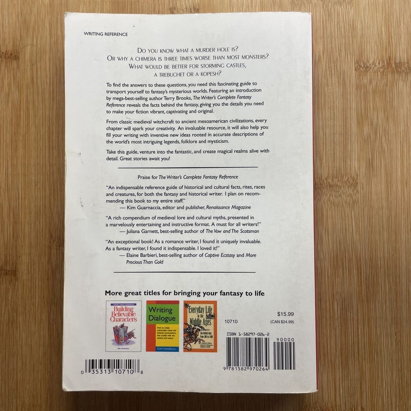 The Writer's Complete Fantasy Reference by Writer's Digest Books ...