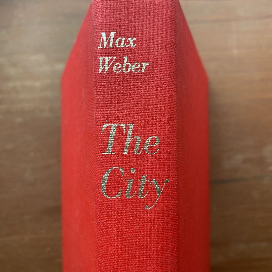 The City by Max Weber by Don Martindale & Gertrude Neuwirth, Hardcover ...