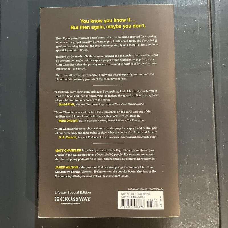 The Explicit Gospel by Matt Chandler (Foreword by), Paperback | Pangobooks