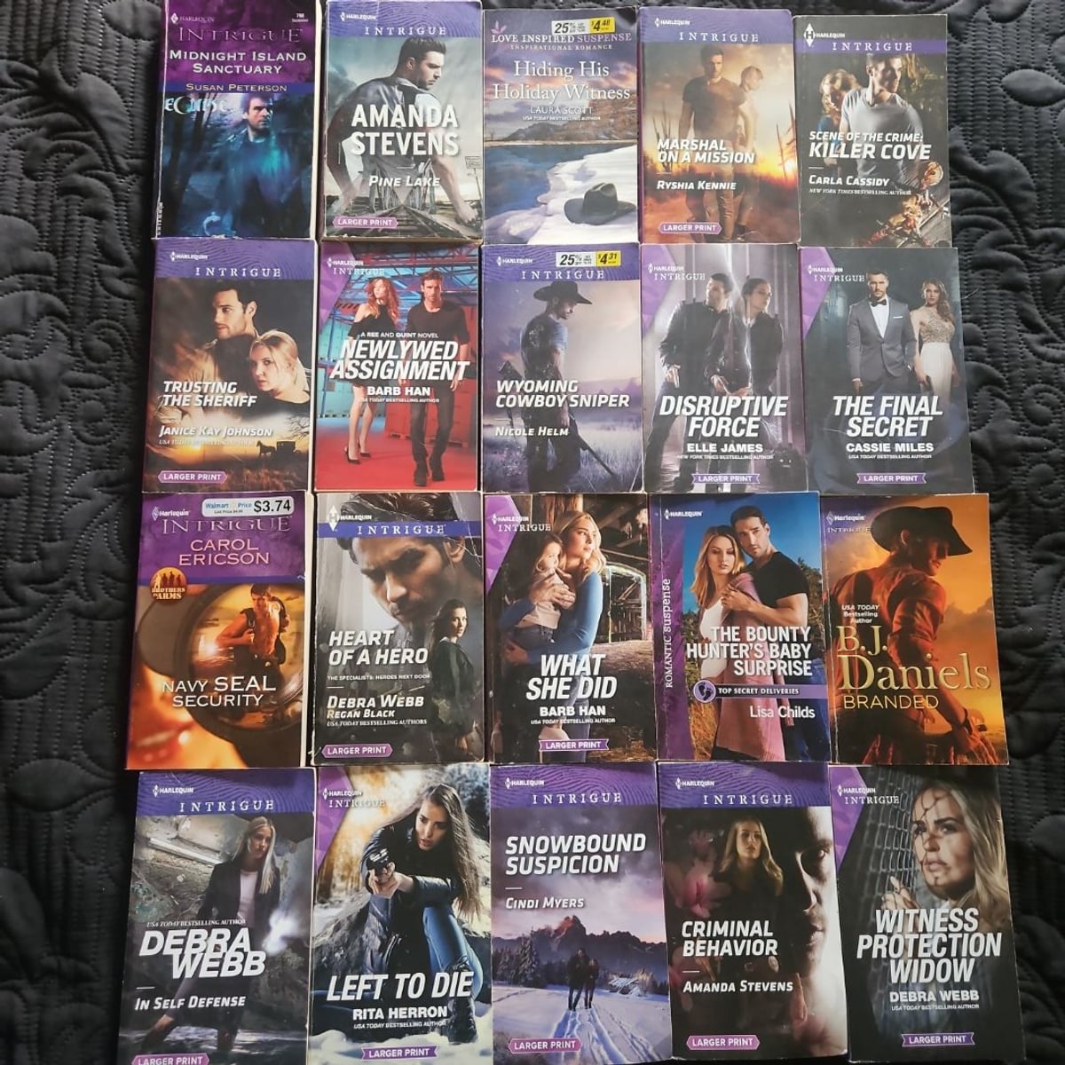 Harlequin Intrigue Series 20 Books by All Different , Paperback ...