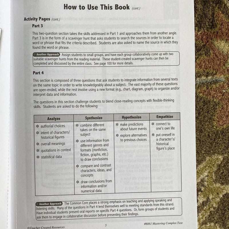 Mastering Complex Text Using Multiple Reading Sources Grd 3 by Karen McRae