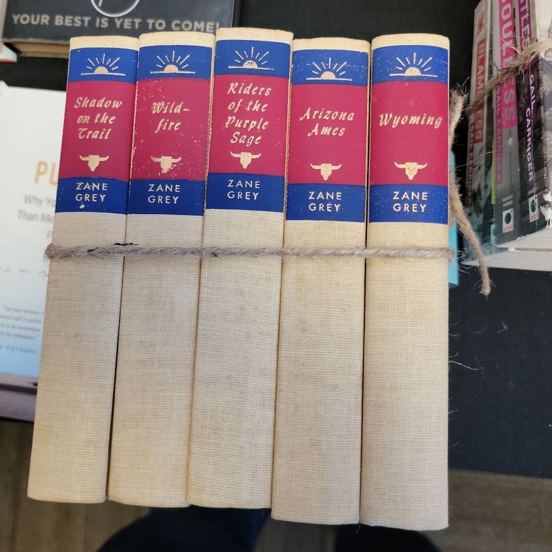 Zane Grey 5 book set by Zane Grey, Hardcover | Pangobooks