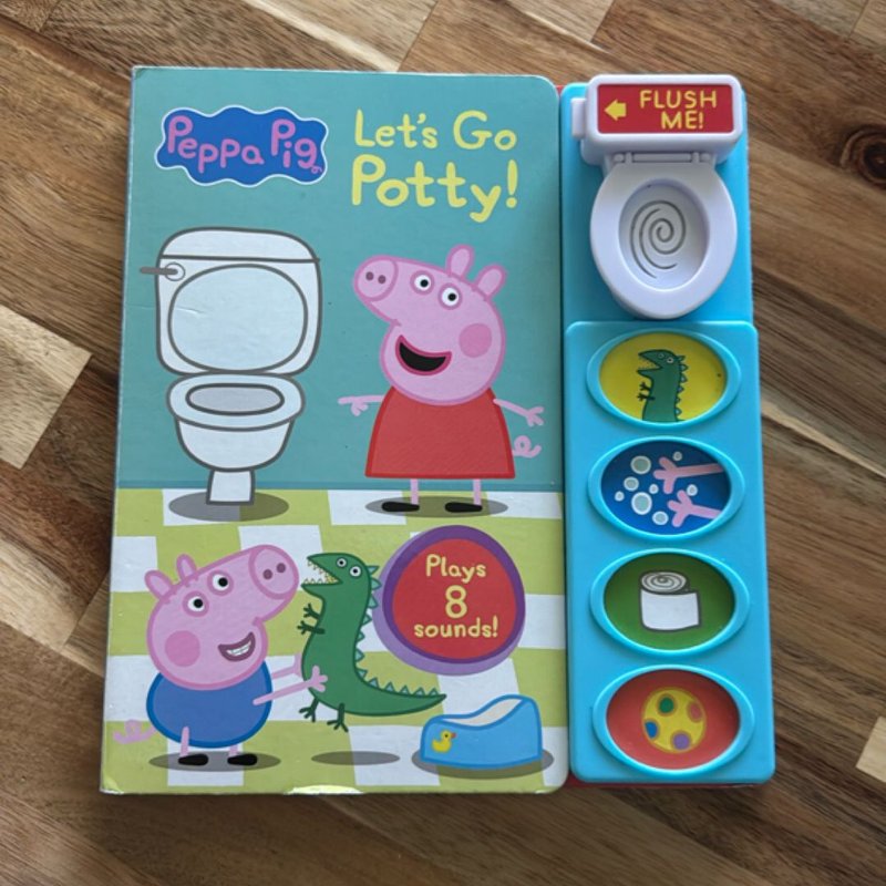 Peppa Pig: Let's Go Potty! Sound Book by PI Kids