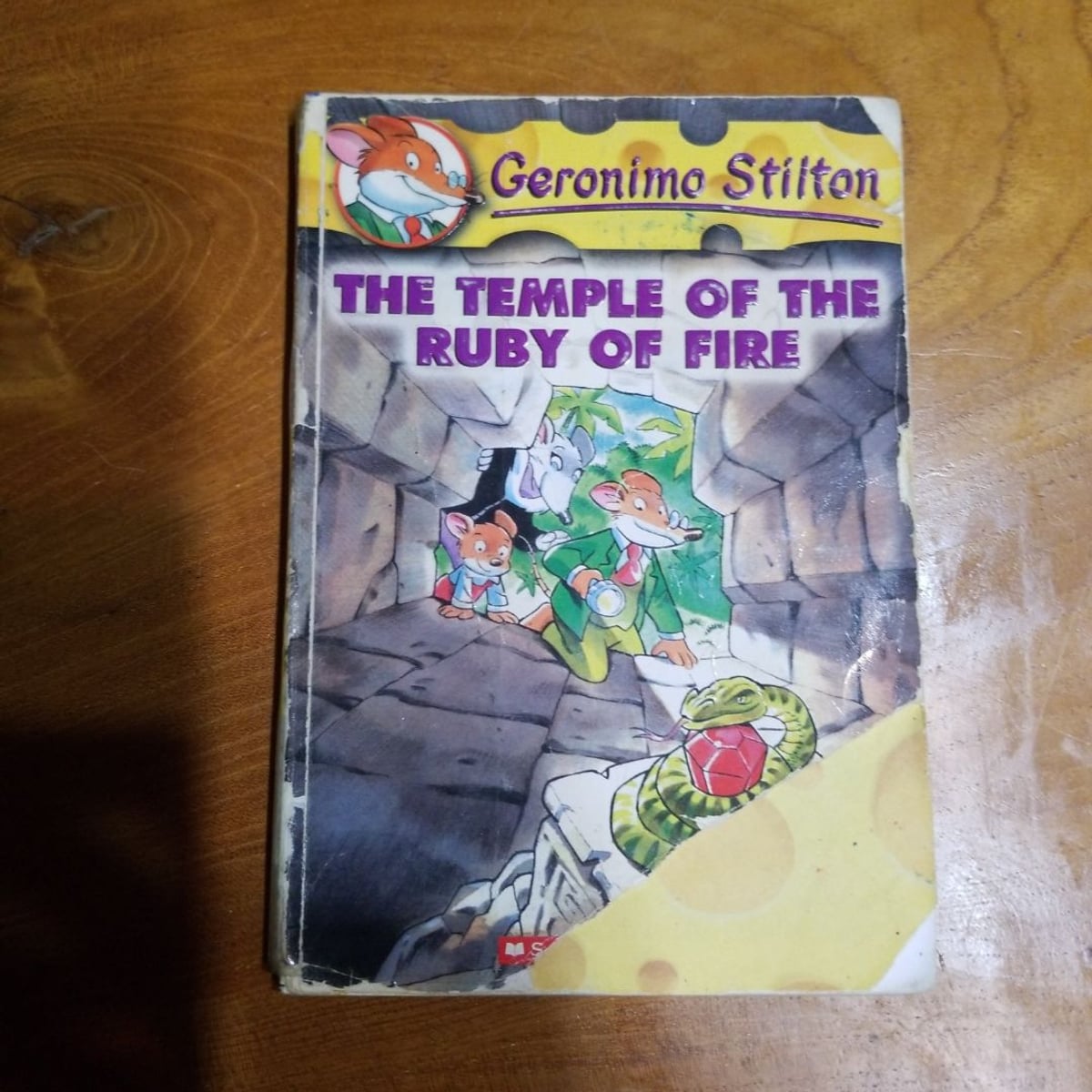 The Temple of the Ruby of Fire by Geronimo Stilton