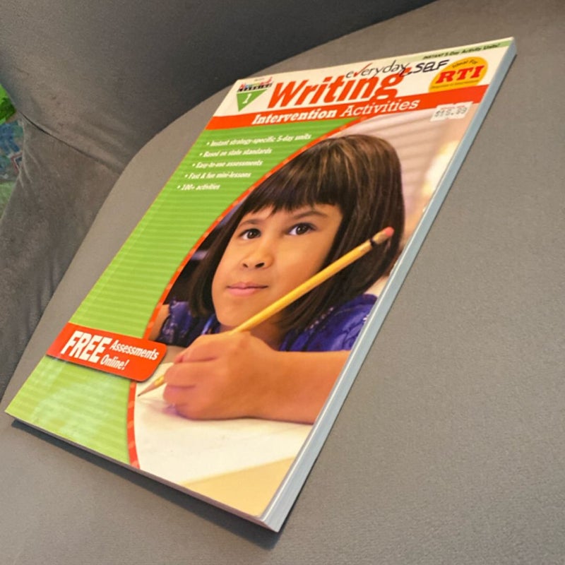 Everyday Writing Intervention Activities Grade 1 by Catherine Goodridge