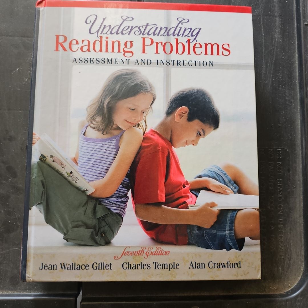 Understanding Reading Problems by Jean W. Gillet, Charles Temple