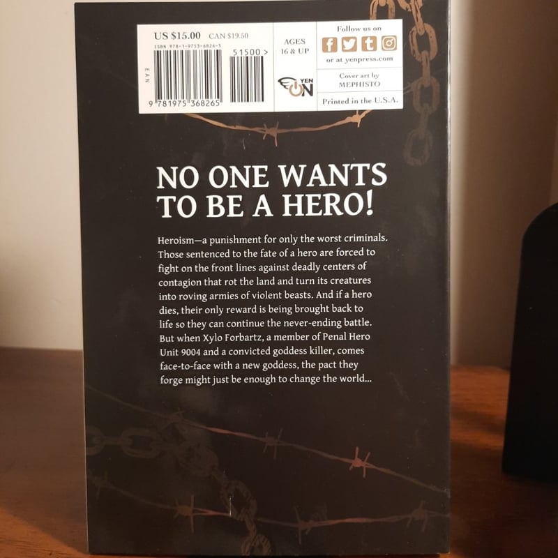 Sentenced to Be a Hero, Vol. 1 (light Novel) by Rocket Shokai, MEPHISTO ...