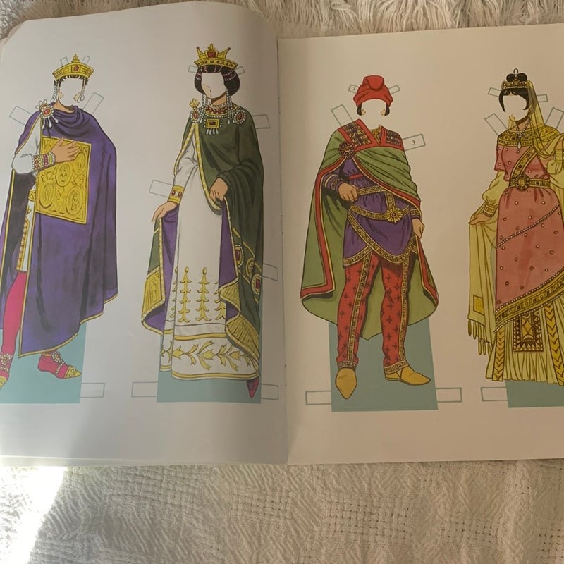 Byzantine Costumes Paper Dolls by Tom Tierney