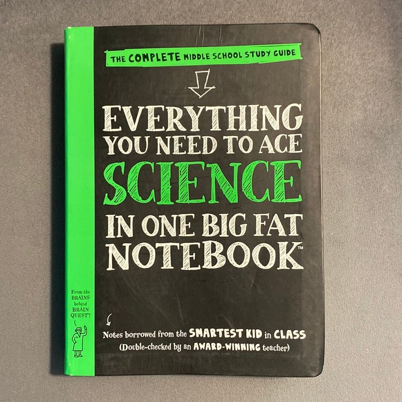 Everything You Need to Ace Science in One Big Fat Notebook by Sharon ...