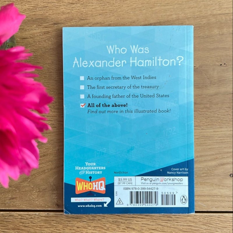 Who Was Alexander Hamilton? by Meg Belviso, Who HQ, Pam Pollack