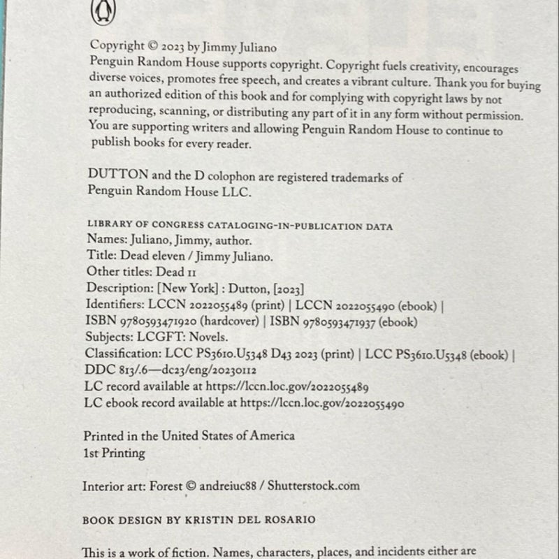 Dead Eleven by Jimmy Juliano, Hardcover | Pangobooks