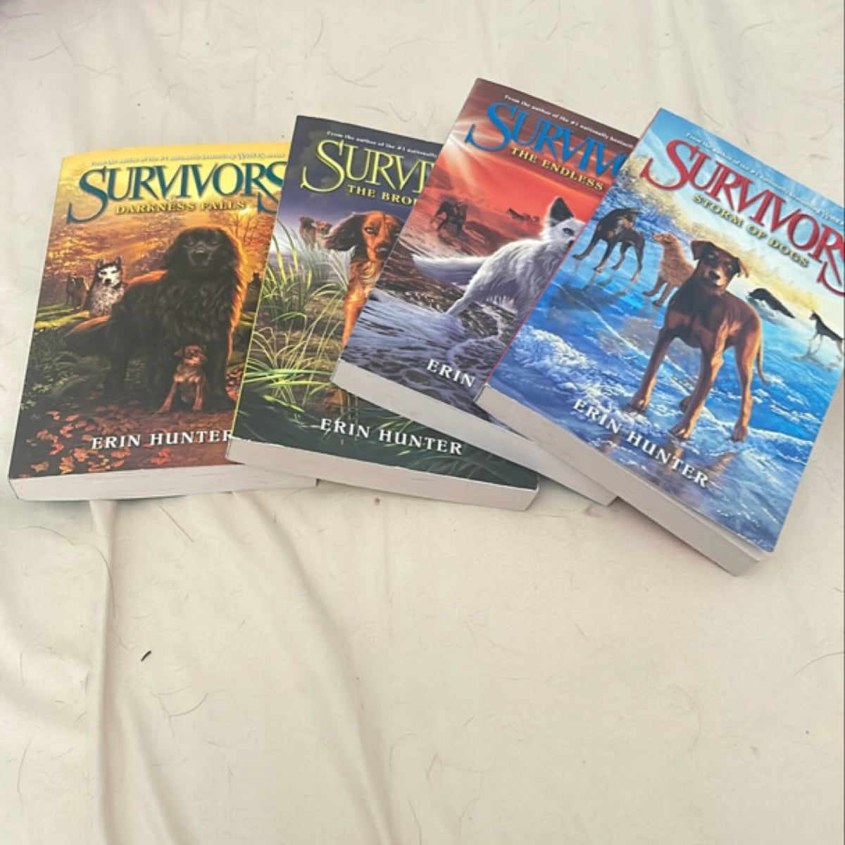 Survivors books 3-6 by Erin Hunter, Paperback | Pangobooks