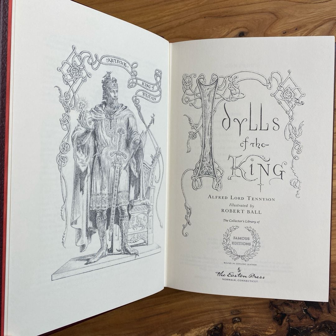 Idylls of the King | Easton Press Leather Bound Classic by Alfred Lord ...