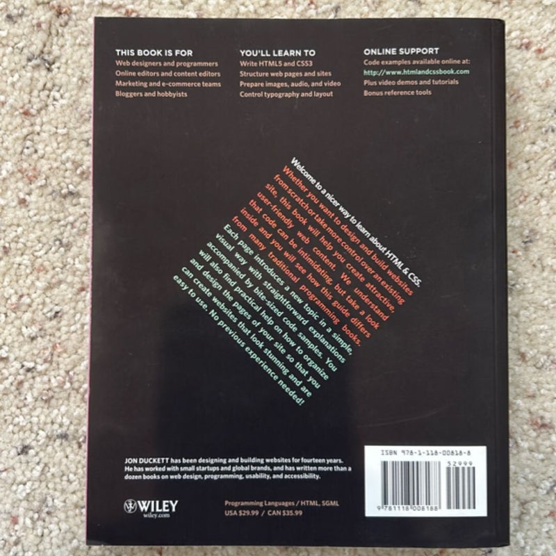 HTML and CSS by Jon Duckett