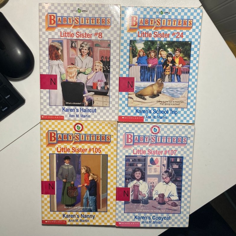 Baby-Sitters Little Sister 4 Book Bundle by Ann M. Martin, Paperback ...