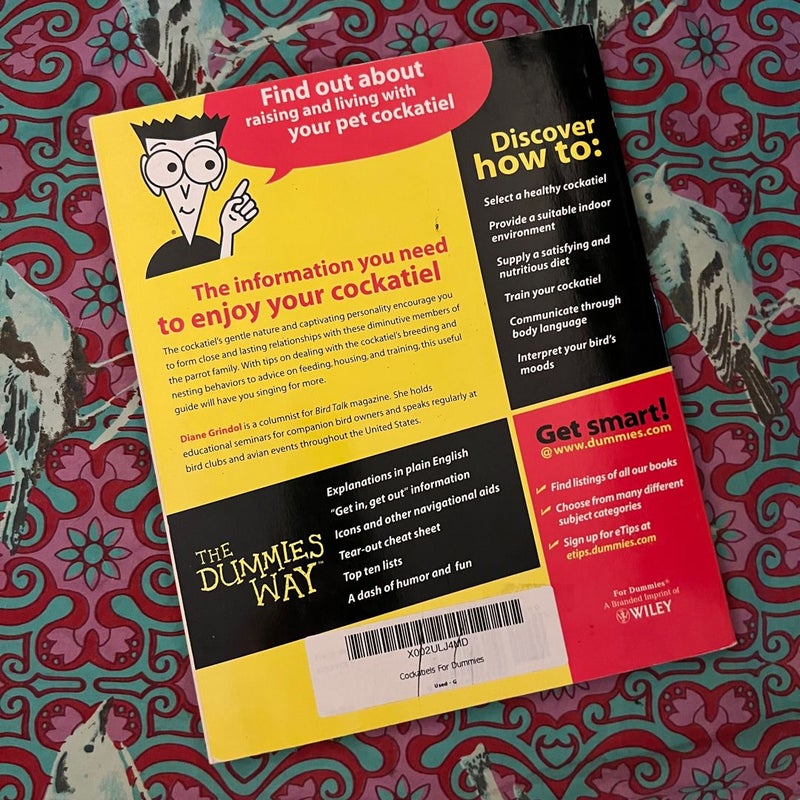 Cockatiels for Dummies by Diane Grindol