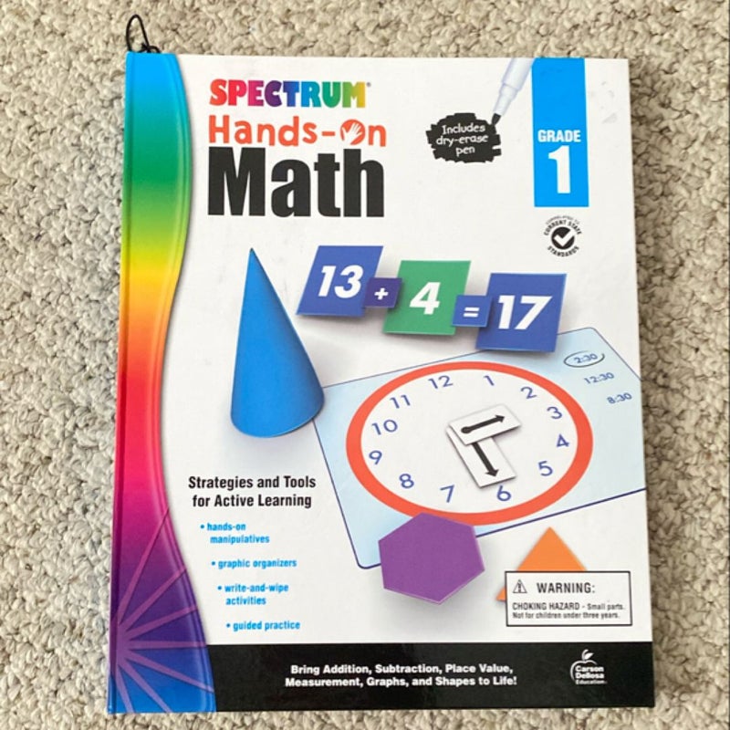 Spectrum Hands-On Math , Grade 1 by Spectrum