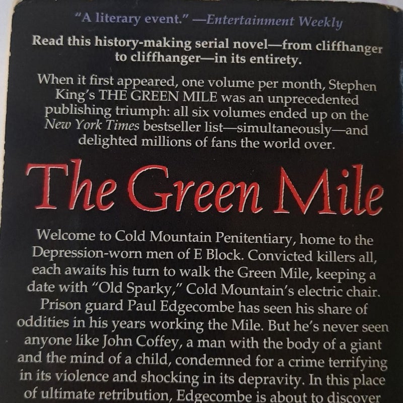 The Green Mile Complete Series Novel by Stephen King by Stephen King ...