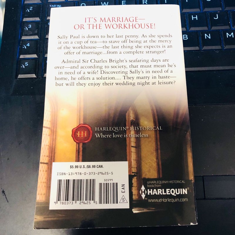 The Admiral's Penniless Bride by Carla Kelly