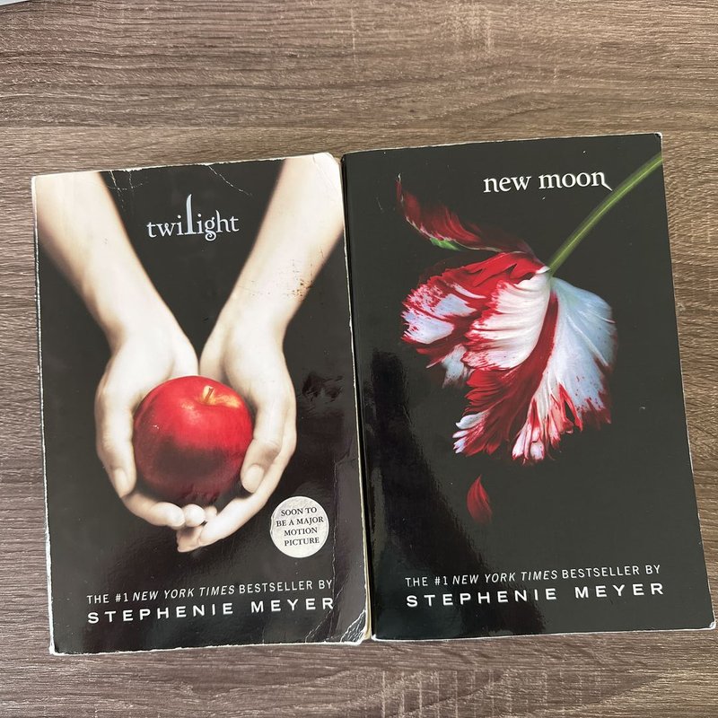 Twilight New Moon Book Cover