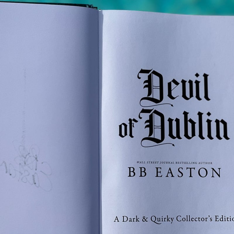 SIGNED Special Edition Devil of Dublin by BB Easton by BB Easton ...