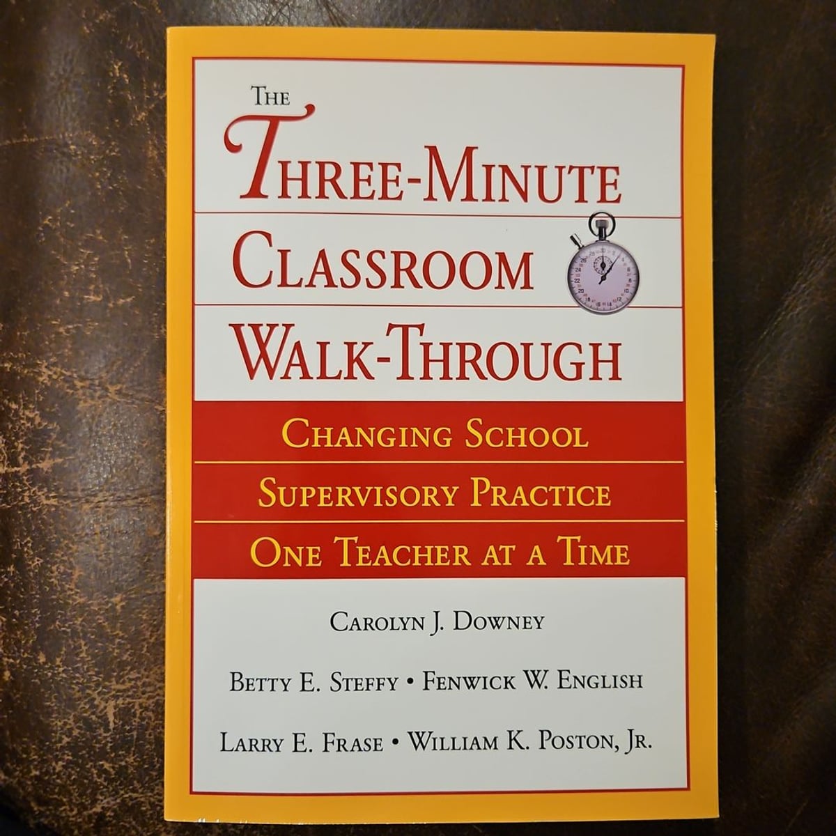 The Three-Minute Classroom Walk-Through by Carolyn J. Downey, Paperback ...